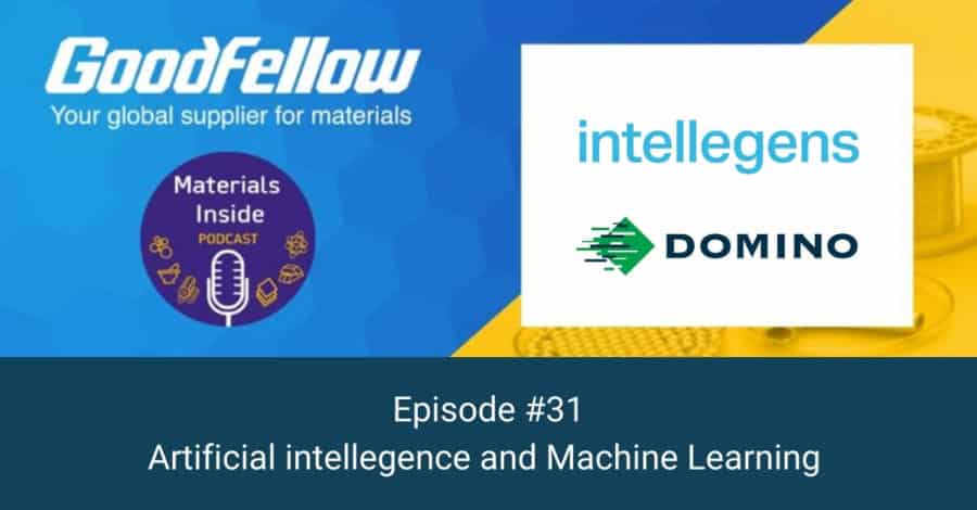 Goodfellow Materials Inside podcast features Intellegens